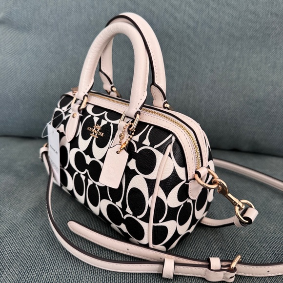 Coach | Bags | Nwt Coach Mini Rowan Crossbody In Signature Canvas Co96 | Poshmark